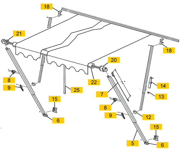 Awning Spare Parts – Awnlux Awnings
