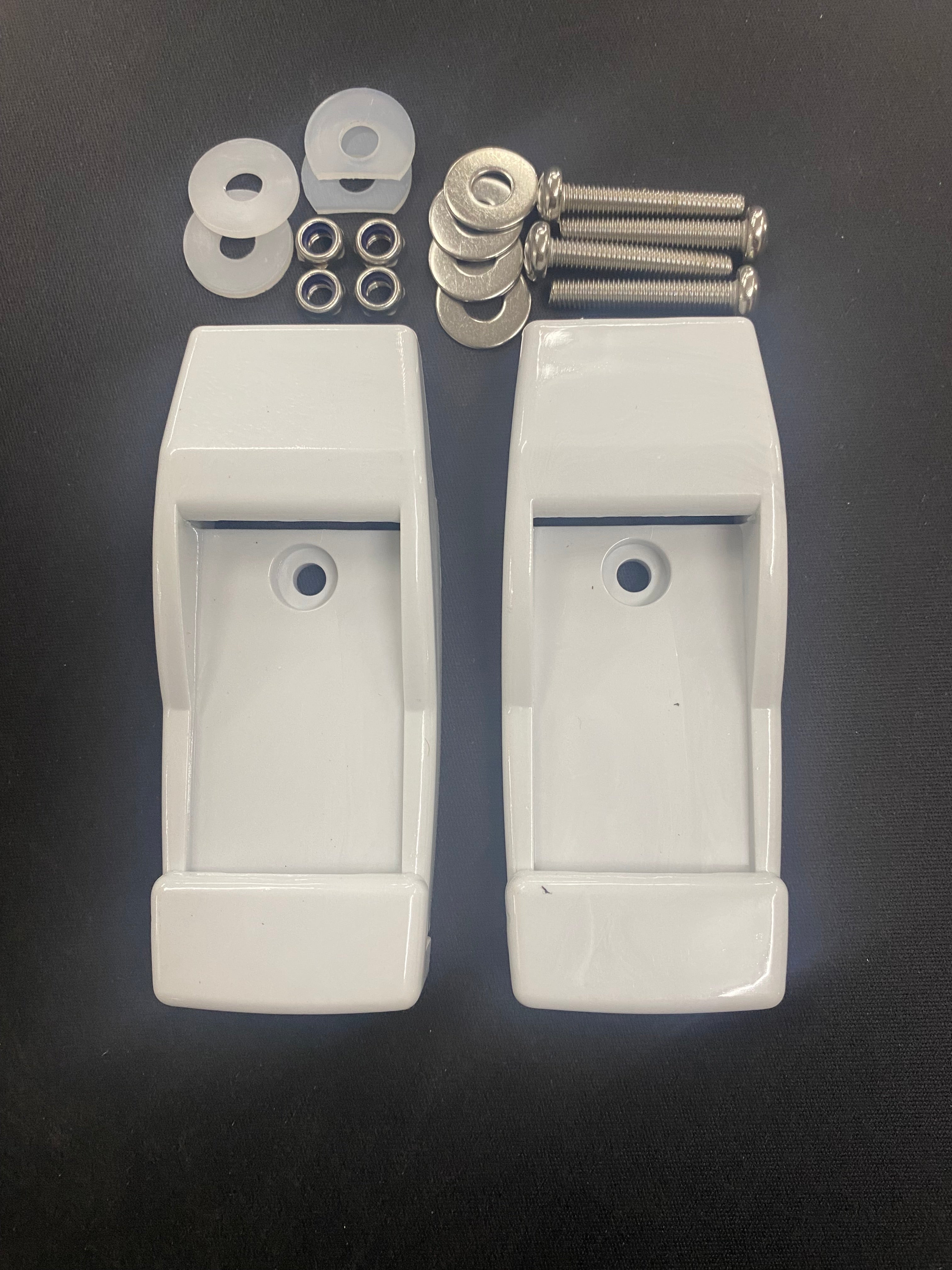 Awnlux/Fiamma Leg Wall Bracket Kit for W5500/W5800/W5900 Black or Whit ...