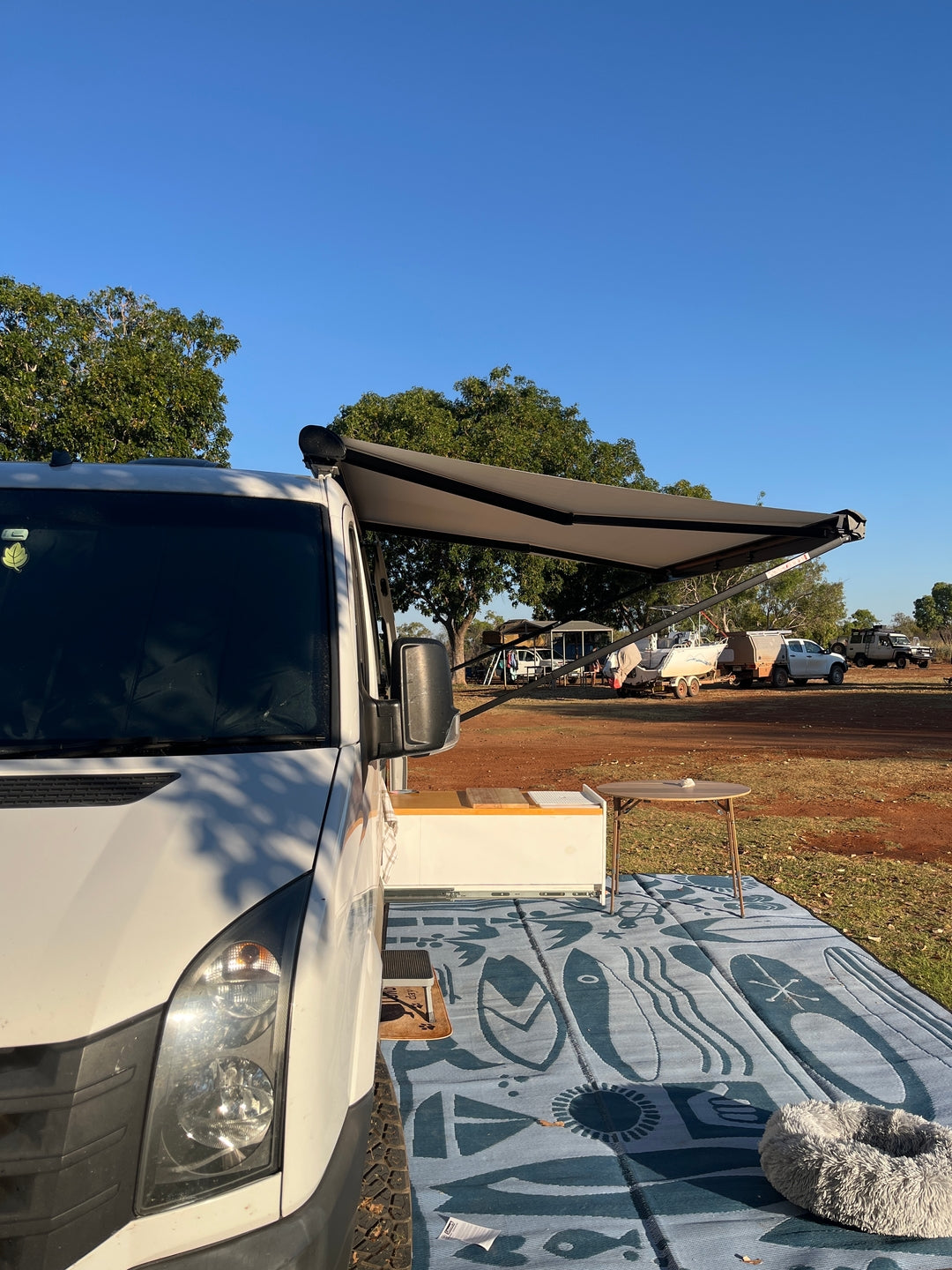 Box Cassette Roof Mounted Caravan Awning W-5800 – Awnlux Awnings